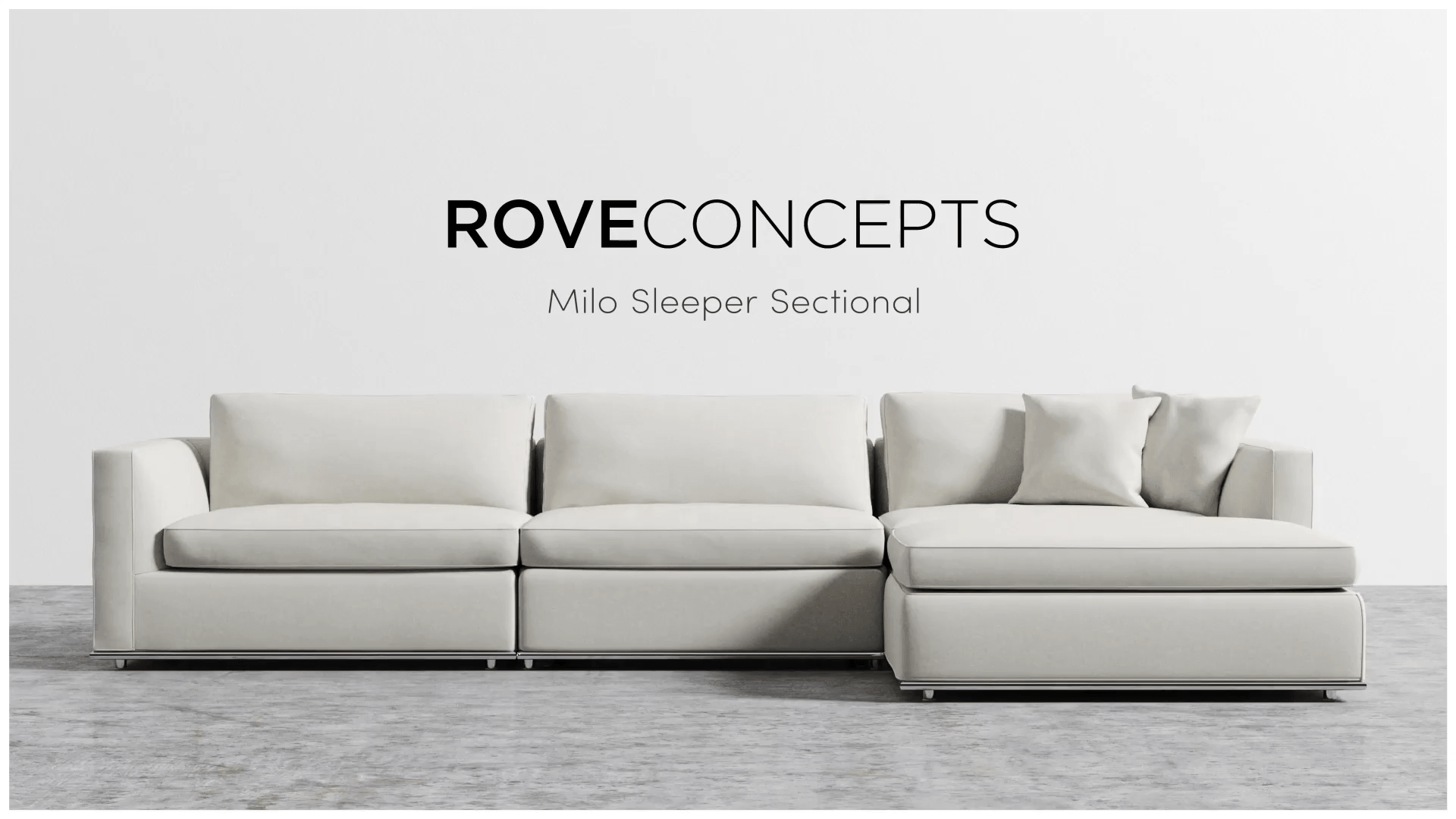 Milo Sleeper Sectional | Rove Concepts